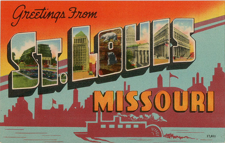 Large Letter Postcards - Vintage Postcard Boutique